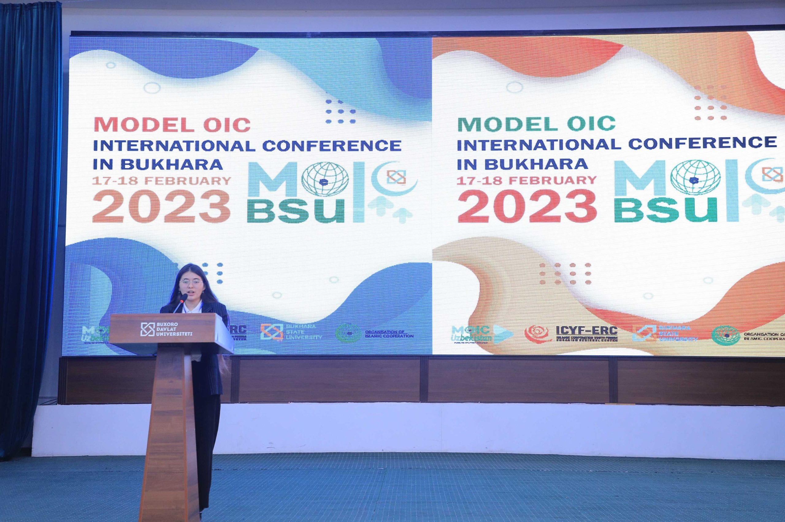 Model OIC simulation conference was held in Bukhara, Uzbekistan - ICYF-ERC